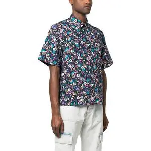 Off-White Ss23 Flowers Summer Cotton Shirt
