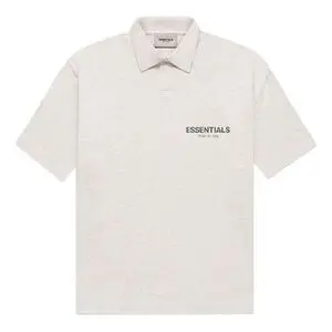 Fear Of God Fw21 Polo Shirt 'light Heather Oatmeal - Grey/beige