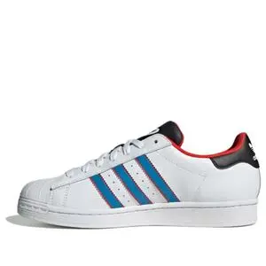 Adidas Originals Superstar Sneakers - White/blue/red