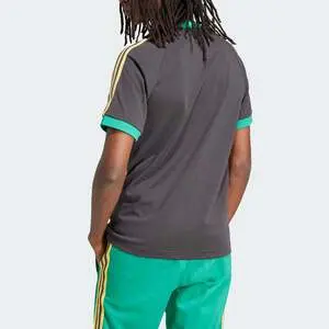 Adidas Jamaica Adicolor 3-stripes T-shirt Asia Sizing 'black - Black/green/yellow