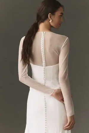Jenny Yoo Esti Mesh Topper