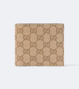 Gucci Essence Classic Gg Canvas Wallet - Beige