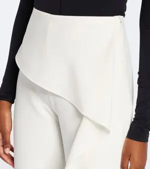 Roland Mouret Draped Flared Pants