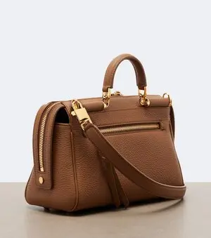 Dolce & Gabbana Vittoria Small Leather Top-handle Bag - Brown
