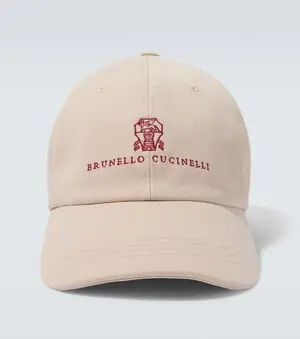 Brunello Cucinelli Brunello Cucinelli Cotton Baseball Cap Beige