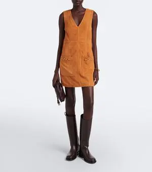 Ulla Johnson Sloane Suede Minidress