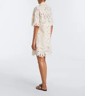 Elie Saab Embroidered Mini Dress