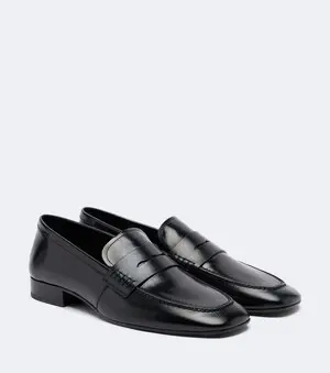 Dries Van Noten Leather Loafers - Black
