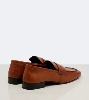 Dries Van Noten Leather Loafers - Brown