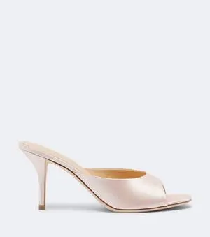 Magda Butrym Satin High Heel Mules - Pink