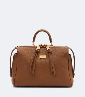 Dolce & Gabbana Vittoria Top Handle Bag - Brown
