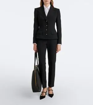 Dolce & Gabbana Vittoria Large Leather Tote Bag
