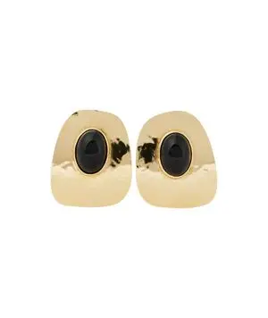Saint Laurent Embellished Clip-on Earrings - Gold