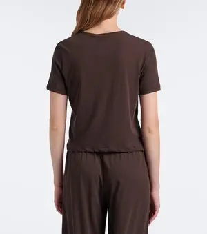 LESET Milo Cropped Cotton T-shirt