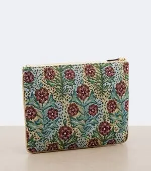 Valentino Garavani Vlogo Floral Jacquard Pouch - Multicoloured