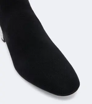 Rene Caovilla Sonia Crystal-embellished Knee-high Boots