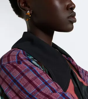 Dries Van Noten Embellished Drop Earrings