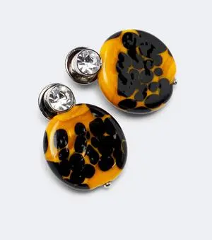 Dries Van Noten Embellished Drop Earrings