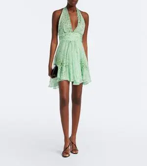 Roberto Cavalli Printed Silk Mini Dress