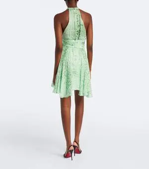 Roberto Cavalli Printed Silk Mini Dress