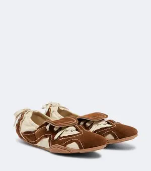 Acne Studios Leather And Suede Sneakers - Brown