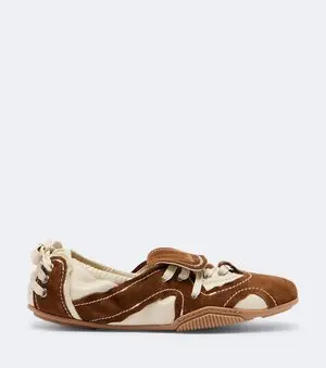 Acne Studios Leather And Suede Sneakers - Brown