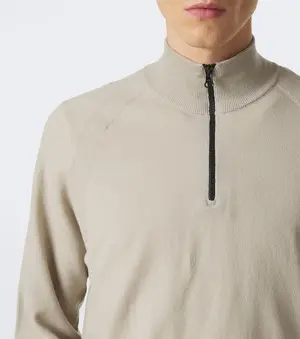 Stone Island Compass Wool-blend Zip-up Sweater