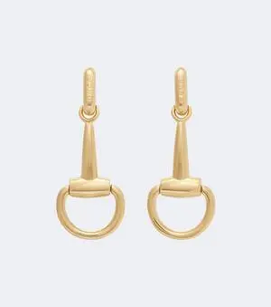 Gucci Horsebit Drop Earrings - Gold