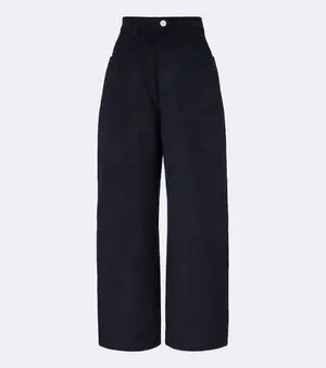 RÓHE R�he Berber Cotton Corduroy Barrel-leg Pants - Blue