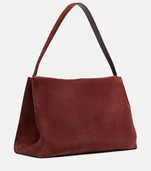 Nour Hammour Amal Suede Shoulder Bag