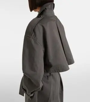 TOTEME Double-breasted Cotton-blend Trench Coat