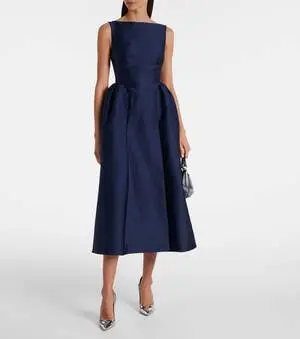 Roland Mouret Taffeta Midi Dress