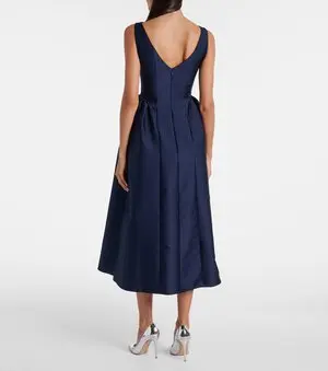 Roland Mouret Taffeta Midi Dress