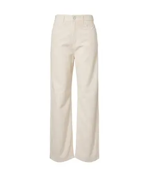 RÓHE Bruun Cotton Corduroy Straight Pants - White