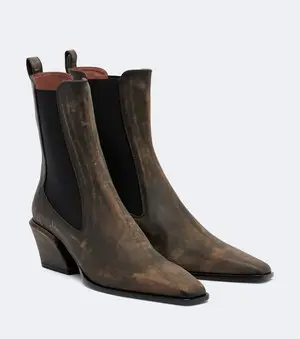 Paris Texas Square Toe Booties