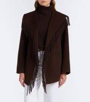 Simkhai Fringed Wool-blend Jacket