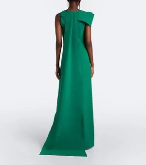 Safiyaa Mallory Crepe Gown