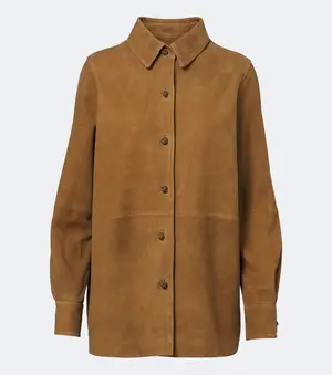RÓHE R�he Suede Shirt - Brown