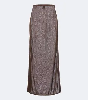 LESET Jack Maxi Skirt - Brown
