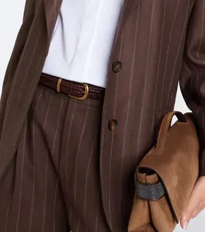 Brunello Cucinelli Woven Leather Belt