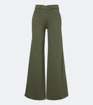 Veronica Beard Kasey Flared Jeans - Green