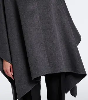RÓHE Wool And Cashmere Poncho - Grey