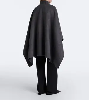 RÓHE Wool And Cashmere Poncho - Grey