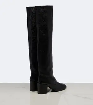 Dries Van Noten Leather Knee-high Boots