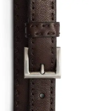Prada Antiqued Leather Belt