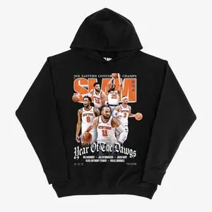 SLAM New York Knicks 2026 Nba Eastern Conference Champions Cover Hoodie - Black
