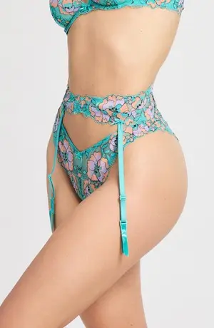 SAVAGE X FENTY Floral Lace Garter Belt