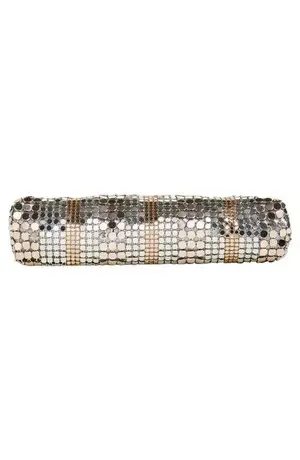 ANYA HINDMARCH Maud Stripes Tassel Clutch