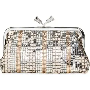 ANYA HINDMARCH Maud Stripes Tassel Clutch - Multi