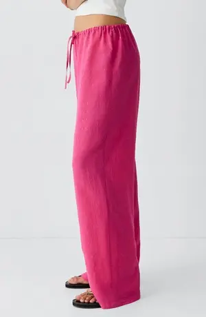 Mango Straight Rhinestone Pants